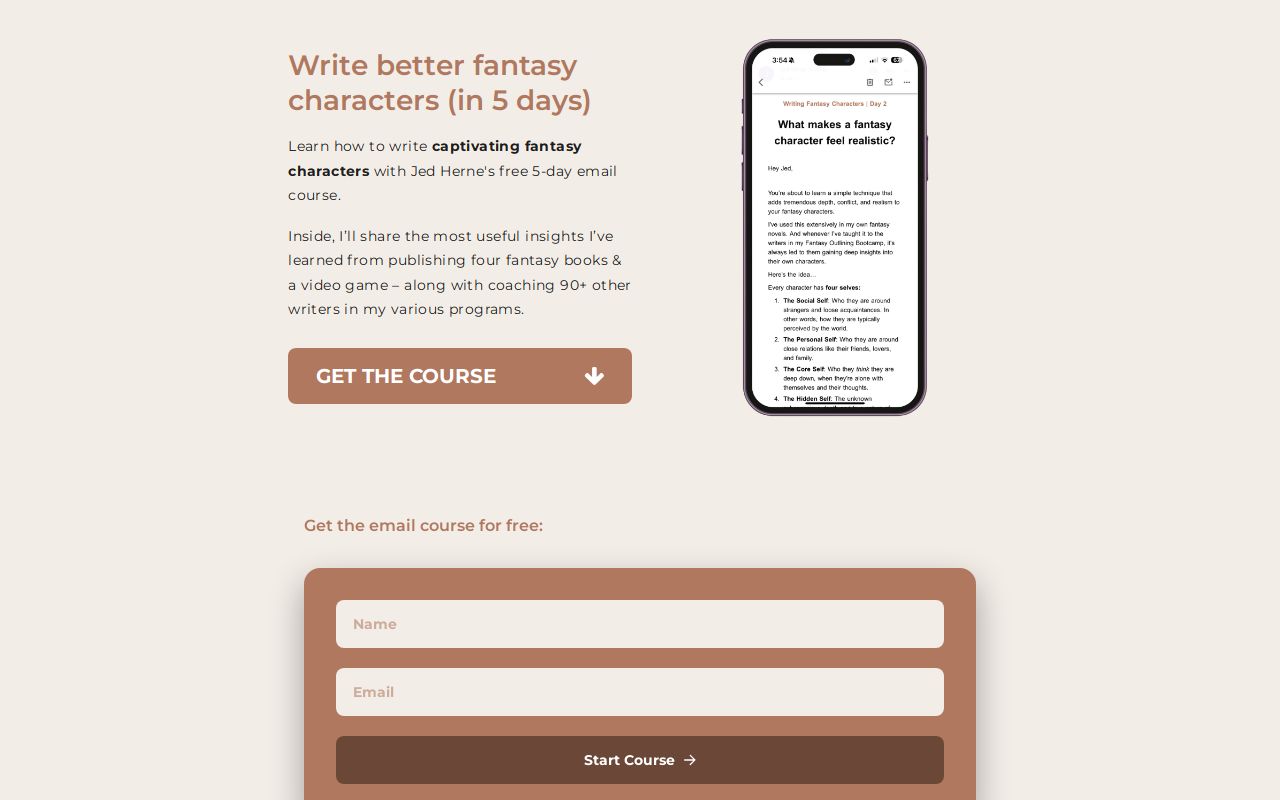 Character Crash Course